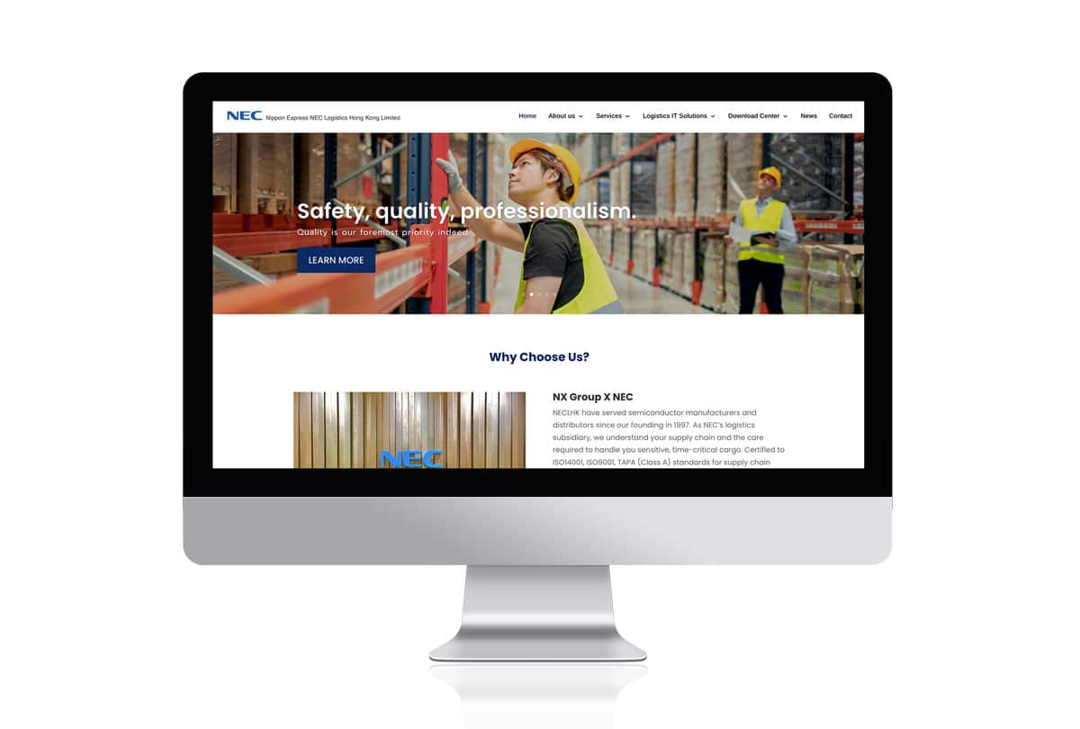 Renewal of our official website - Nippon Express NEC Logistics Hong ...